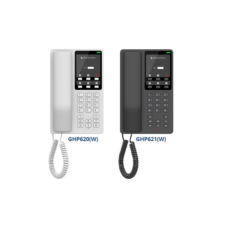 GHP620W Grandstream telefon IP 2 linii PoE WiFi, conector USB type C ...