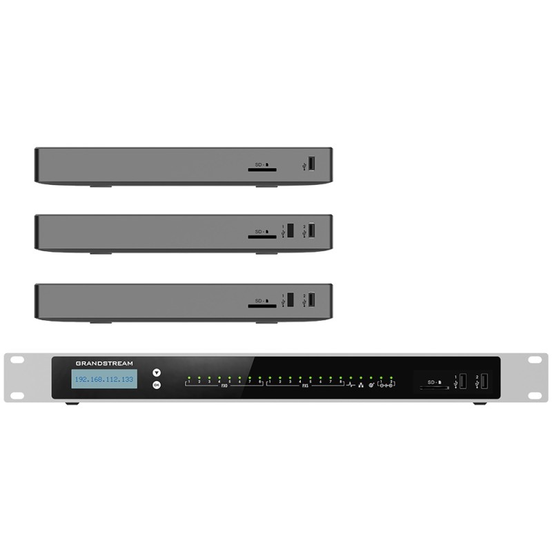 UCM6308A Grandstream centrala telefonica PBX 1500 SIP 8 FXS 8FXO - Macro