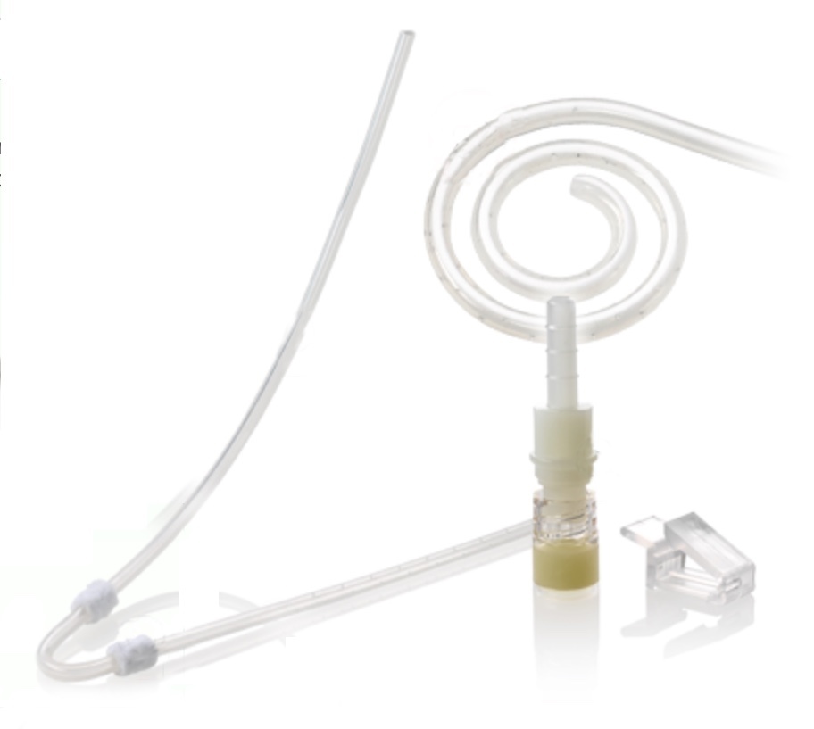 Cateter dializa peritoneala Medcomp PDCath V-Series curb stanga - Macro