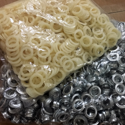 Capse rotunde zincate metal+ABS - Macro