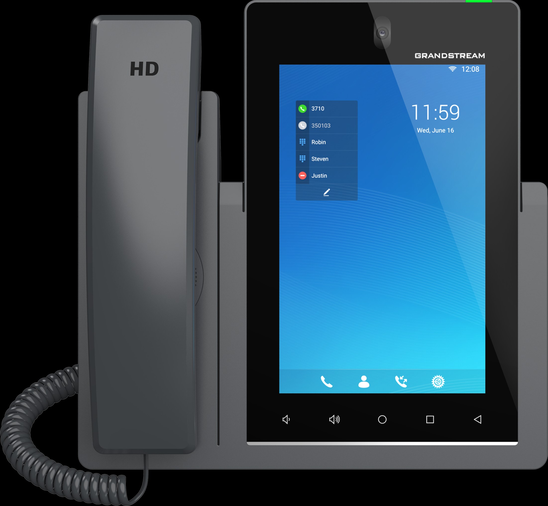 GXV3470 Grandstream Video telefon IP Android - Macro